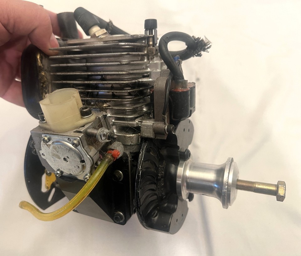Large Quadra 75cc Gas Petrol Engine 2-Stroke RC Model Airplane Remote ...