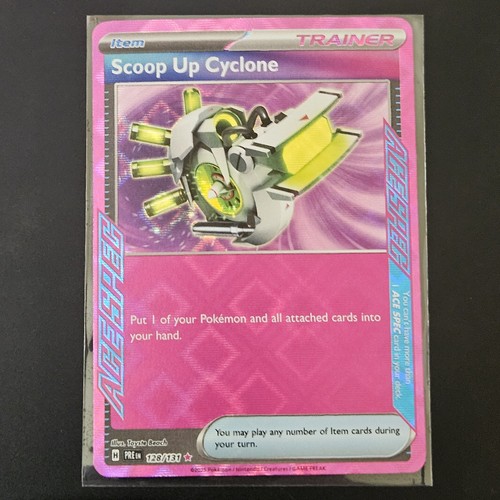 Scoop Up Cyclone 128/131 Sv: Prismatic Evolutions Holo | eBay