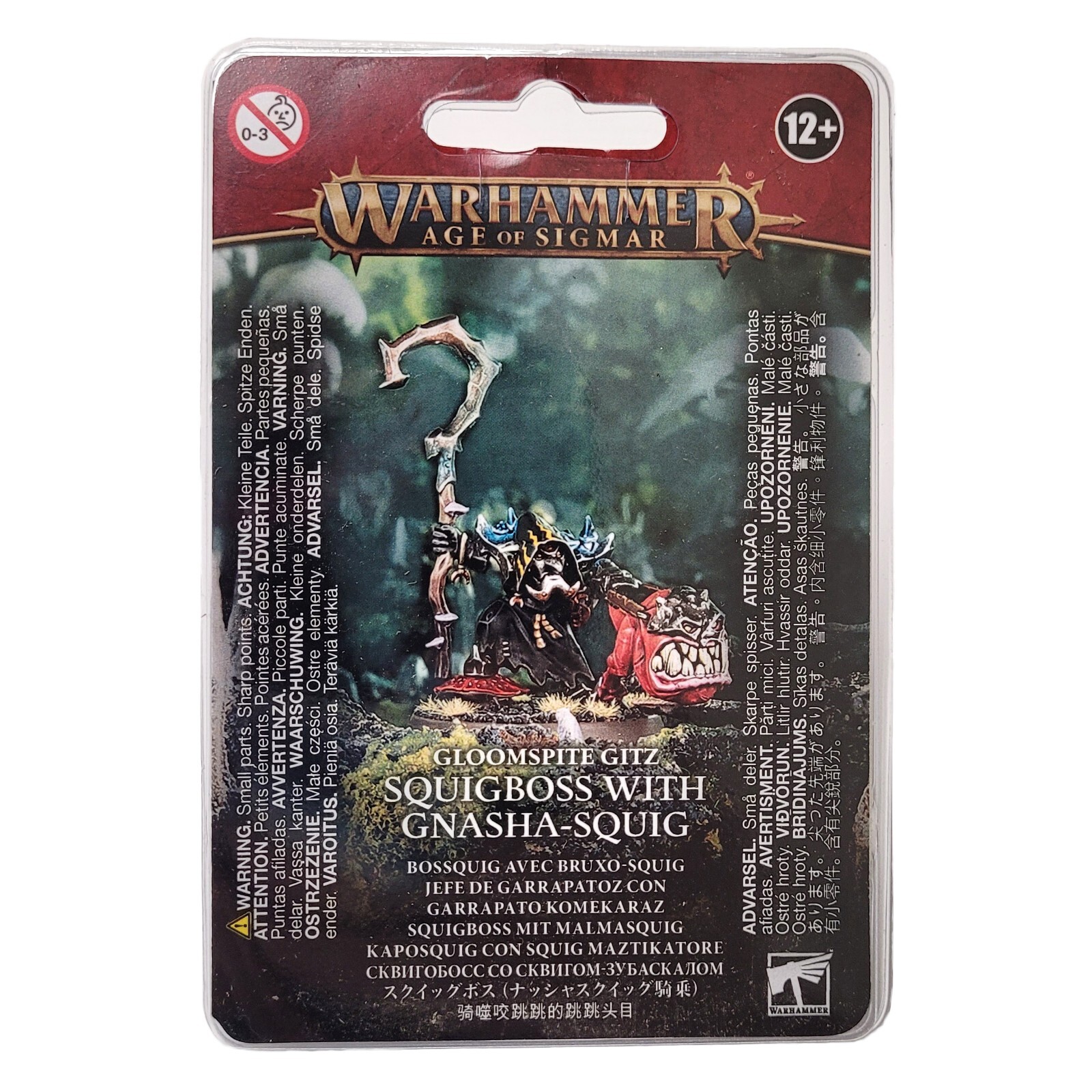 Warhammer Squigboss Age of Sigmar with Gnasha-Squig Miniature Figure 29 ...