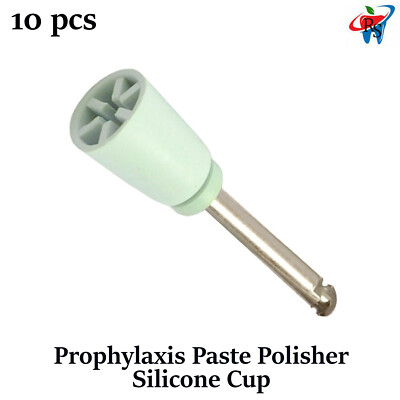 10x Dental Silicone Prophylaxis Paste Cleaning Polishing Cups Teeth ...