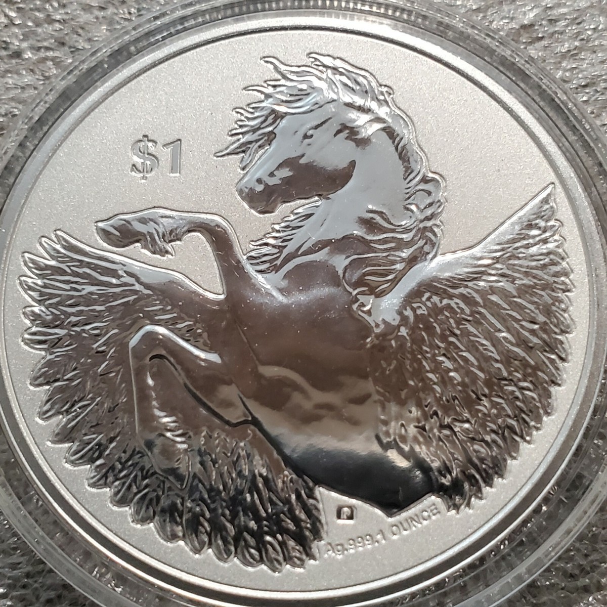 Silver Plane Unicorn Coins