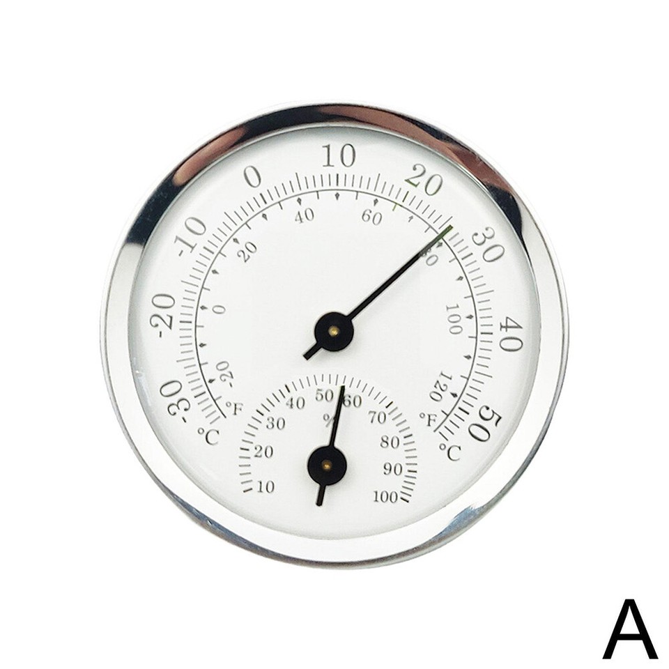 Analog Thermometer Hygrometer Mini Humidity Meter Gauge Temperature ...