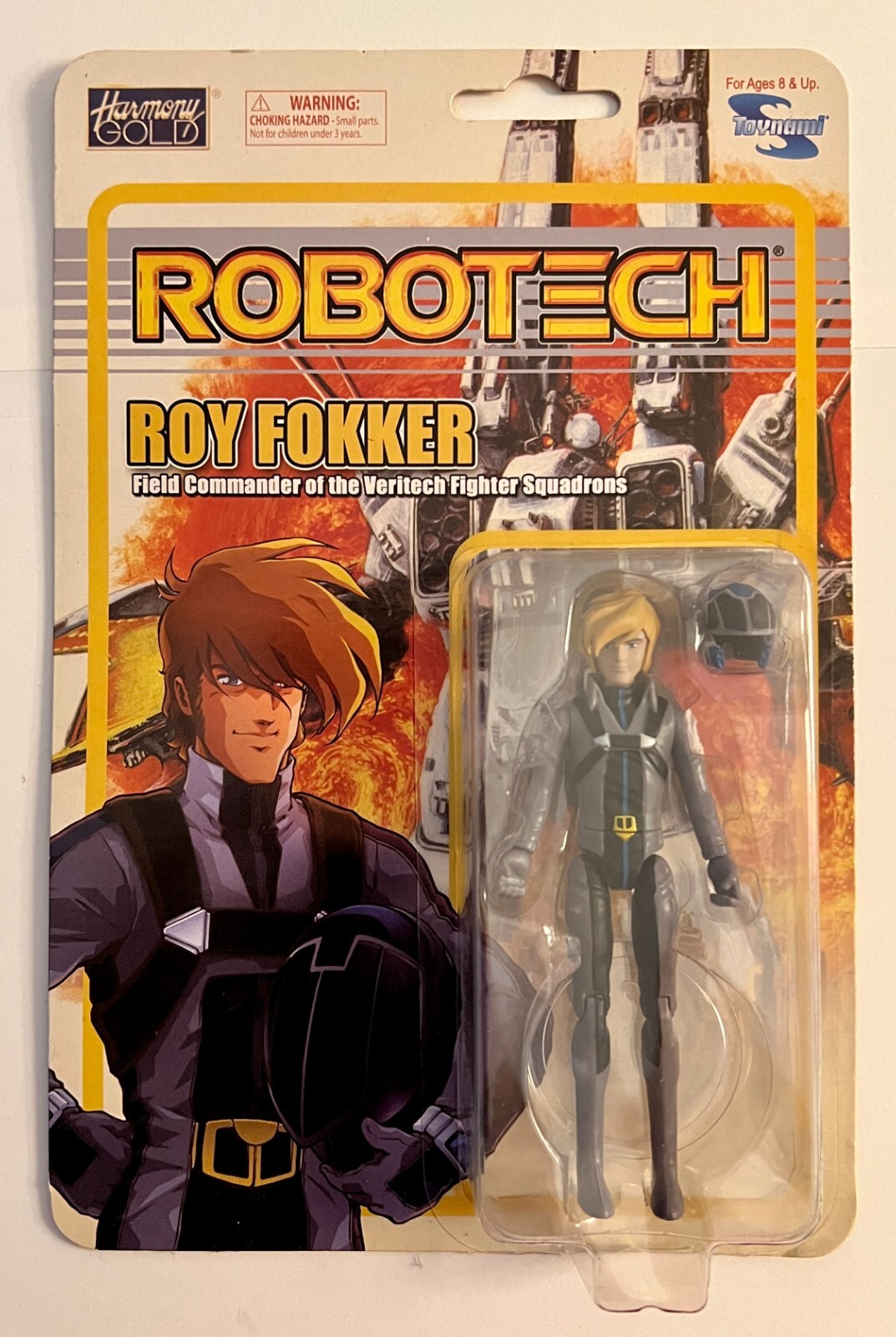 Toynami Robotech Roy Fokker Field Commander Veritech Fighter Squadrons ...