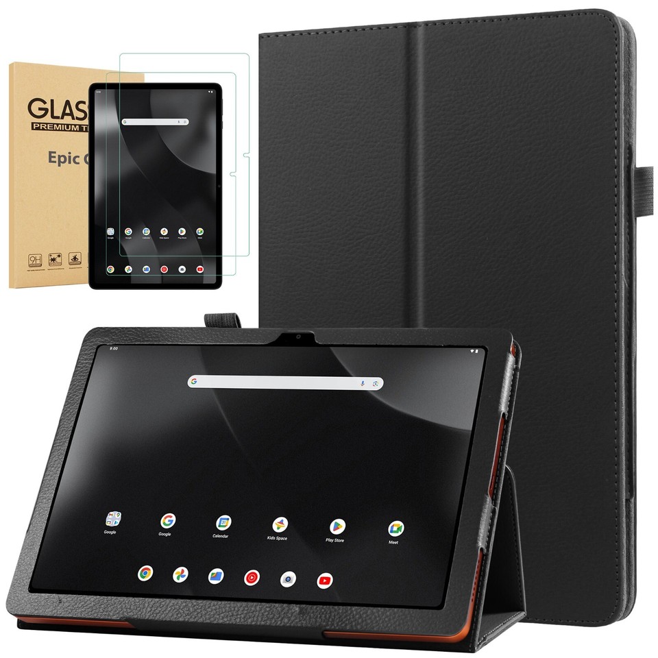 Onn 11'' Tablet Pro Case (2024 Model) Leather Folio Cover for Onn 11 ...