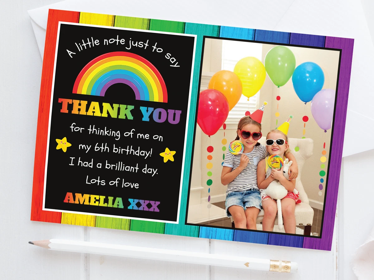 Birthday Thank You Notes