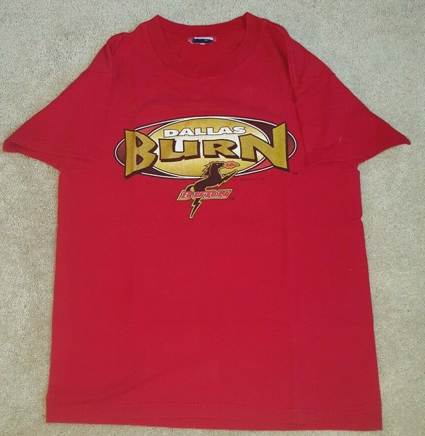 Dallas Burn MLS Red T-Shirt (Youth XL or Adult Small) SS Pre-owned | eBay