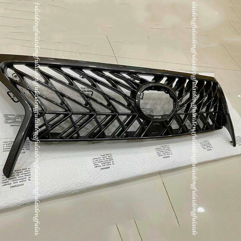 For 2013-15 LEXUS LX570 Glossy Black Grille Car Front Bumper Center ...