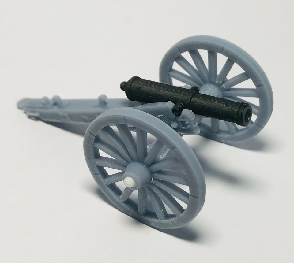 ACW Artillery Field Cannon Plastic Kit, choice of 3 barrels (1/56) 28mm ...