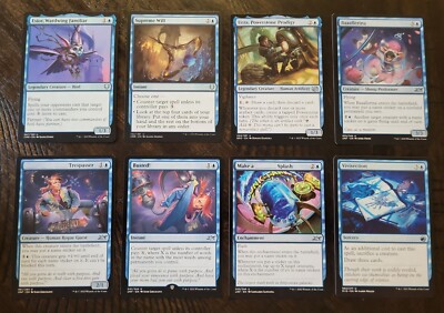 Magic The Gathering Lot Of 21 Water(Blue) Cards - Exact Items Shown | eBay