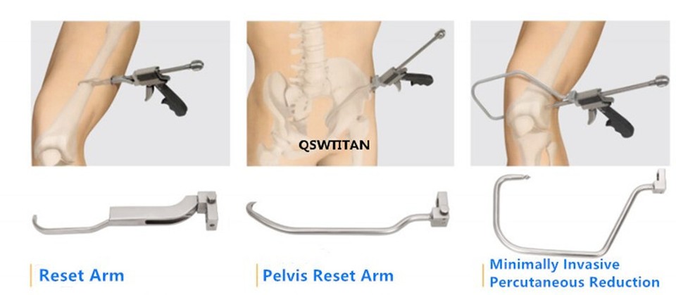 Orthopedic Collinear Reduction Clamp set Reduction Forceps Orthopedic ...