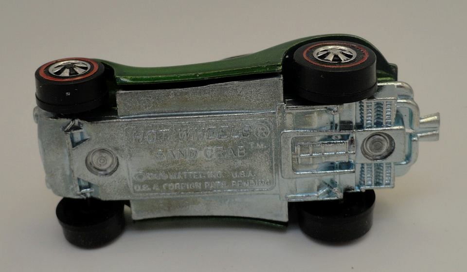 WOW! 1970 MATTEL HOT WHEELS TOM DANIELS LIGHT GREEN "SAND CRAB" DIECAST REDLINE! | eBay
