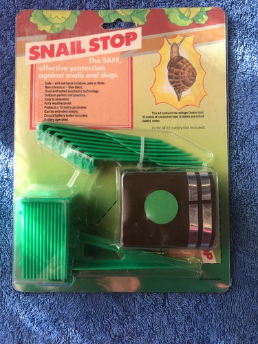 2 xSNAIL STOP DETERRENT, ELECTRIC FENCE FOR SNAILS, 10M PERIMETER ...