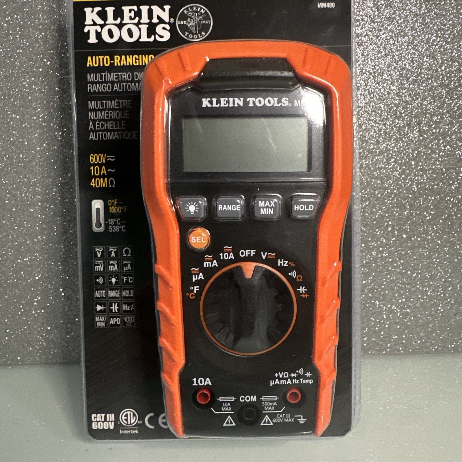 Klein Tools MM400 600V Digital Multimeter 92644690211 | eBay