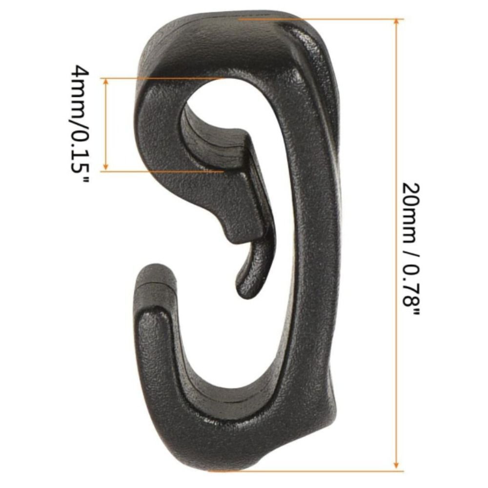 100PCS Portable Tent Fixing Hooks Wear Resistant Tent Tail Hook Camping ...
