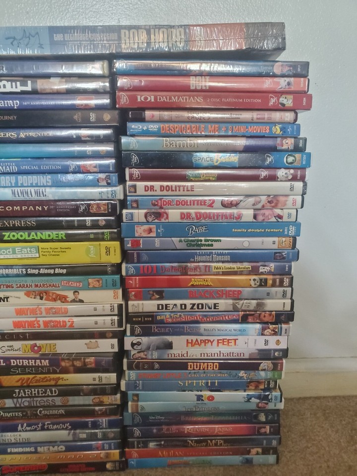 Huge Lot of 92 DVD & Blue Ray Movies Brand NEW Sealed w/ All Genres ...