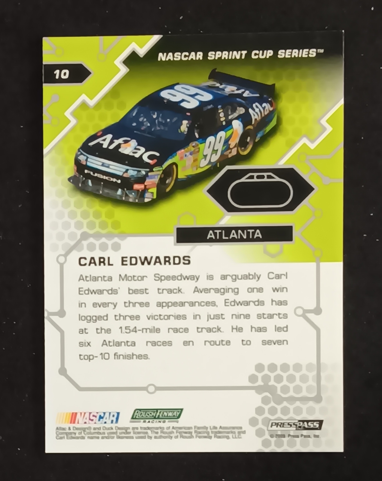 2009 Press Pass Stealth #10 Carl Edwards - Roush Fenway Racing | eBay