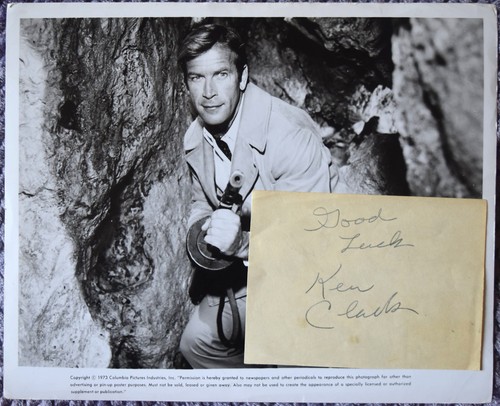 Ken Clark Hand Signed Paper (Signed by two Different Actors) | eBay