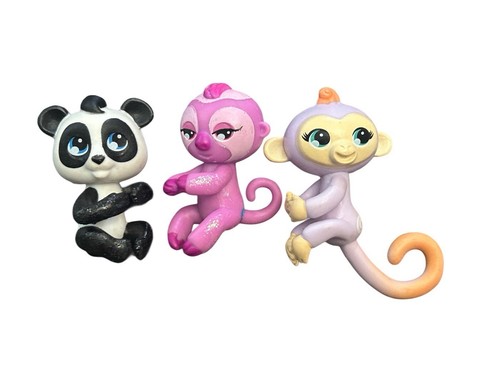 Fingerling Mini Monkey Glitter Panda Sloth Figure WOWWEE Pencil Topper ...