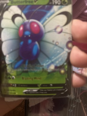Basic Butter Free V Pokemon Card In Good Condition And In Plastic ...