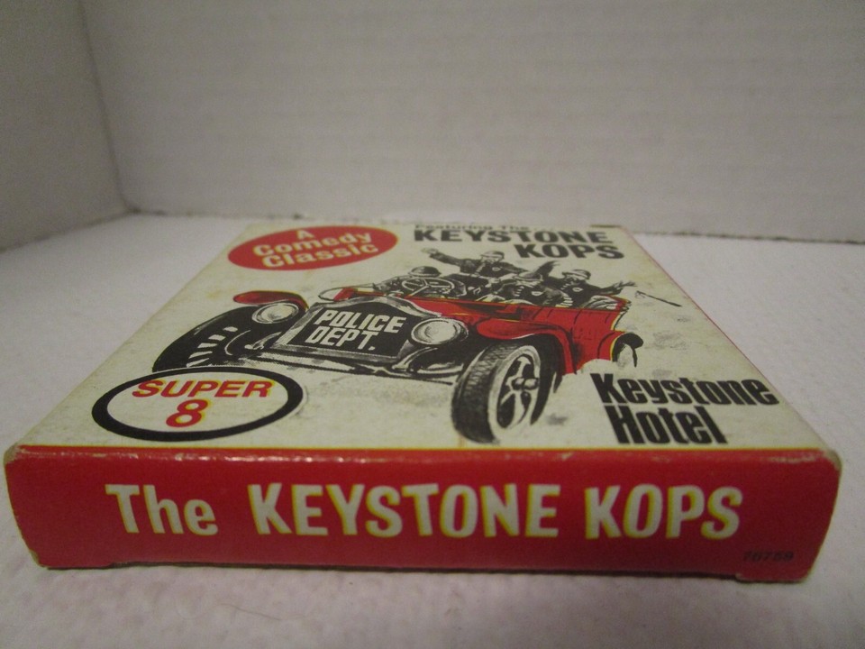 8MM Keystone Kops Movies Keystone Hotel Super 8 Comedy Classic Vintage ...