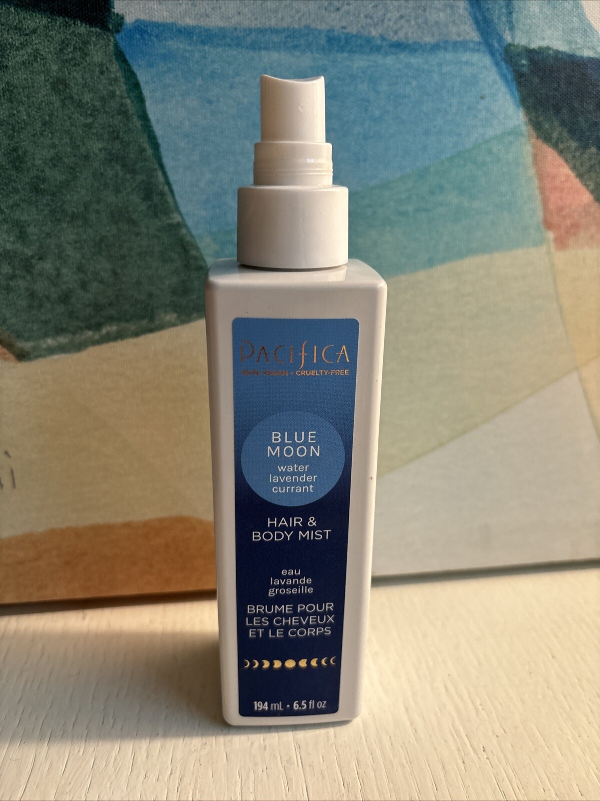 Pacifica Blue Moon All Natural Hair and Body Mist Spray 100% Vegan ...