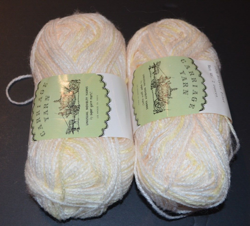 Carriage Yarn Unusual Novelty Yarns 2oz. Apricot Sour Print Color Lot ...
