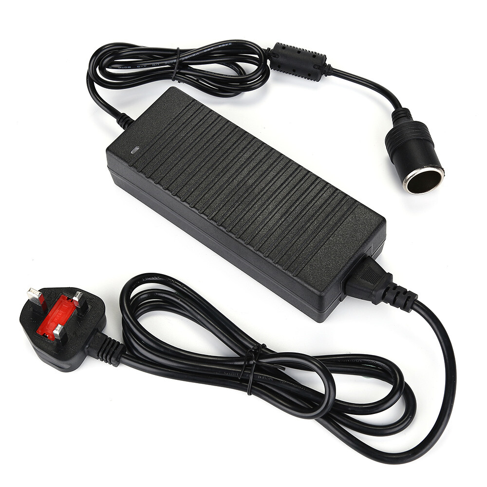 Mains To 12V 10A Power Supply AC to DC Adapter Car Cigarette Lighter ...