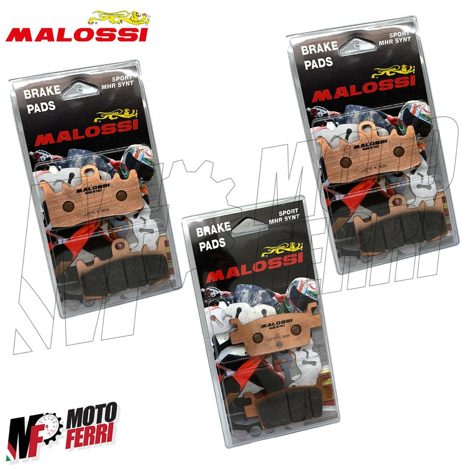 MF2672 Front And Rear Brake Pads Malossi Kymco AK550 From 2017 To 2025 ...