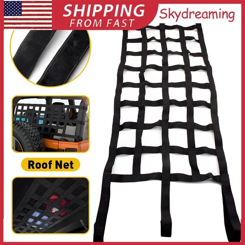 Mesh Cargo Net, Auto Roof Net for Jeep Wrangler YJ TJ JK JKU JL JLU | eBay