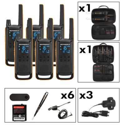 Motorola TALKABOUT T82 Extreme Six Pack Two-Way Radios 5031753007225 ...