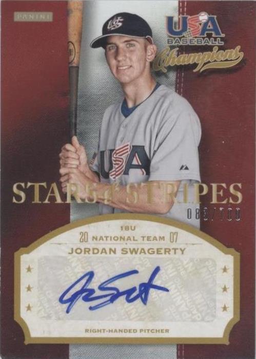 2013 Panini USA Baseball Champions - Stars & Stripes Signatures Jordan ...