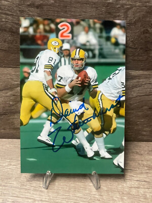 David Whitehurst Green Bay Packers Hand Signed 4x6 Photo TC46-3327 | eBay