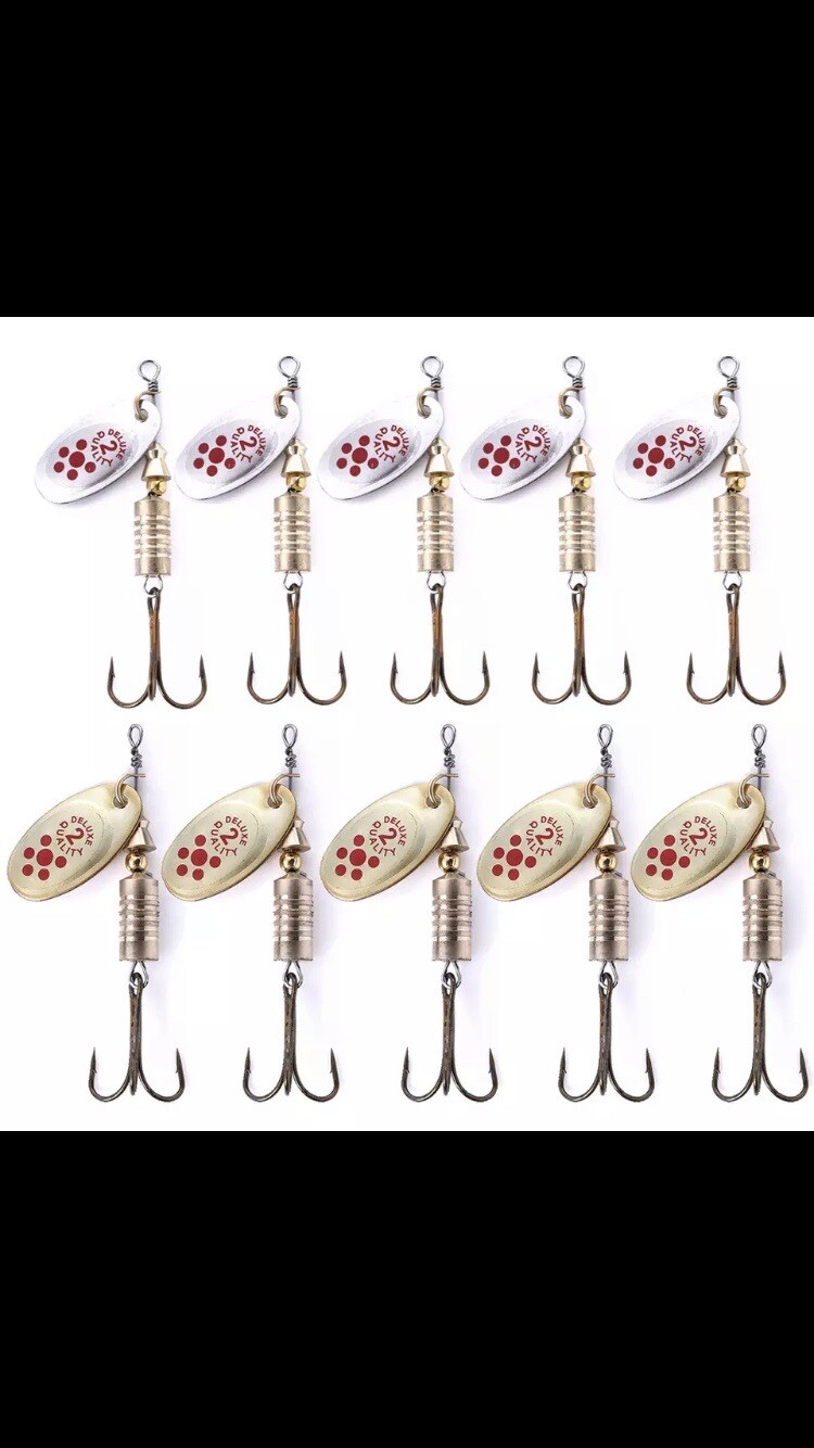 MEPPS IMITATION FISHING SPINNERS SIZE 2 FOR TROUT AND SALMON | eBay UK