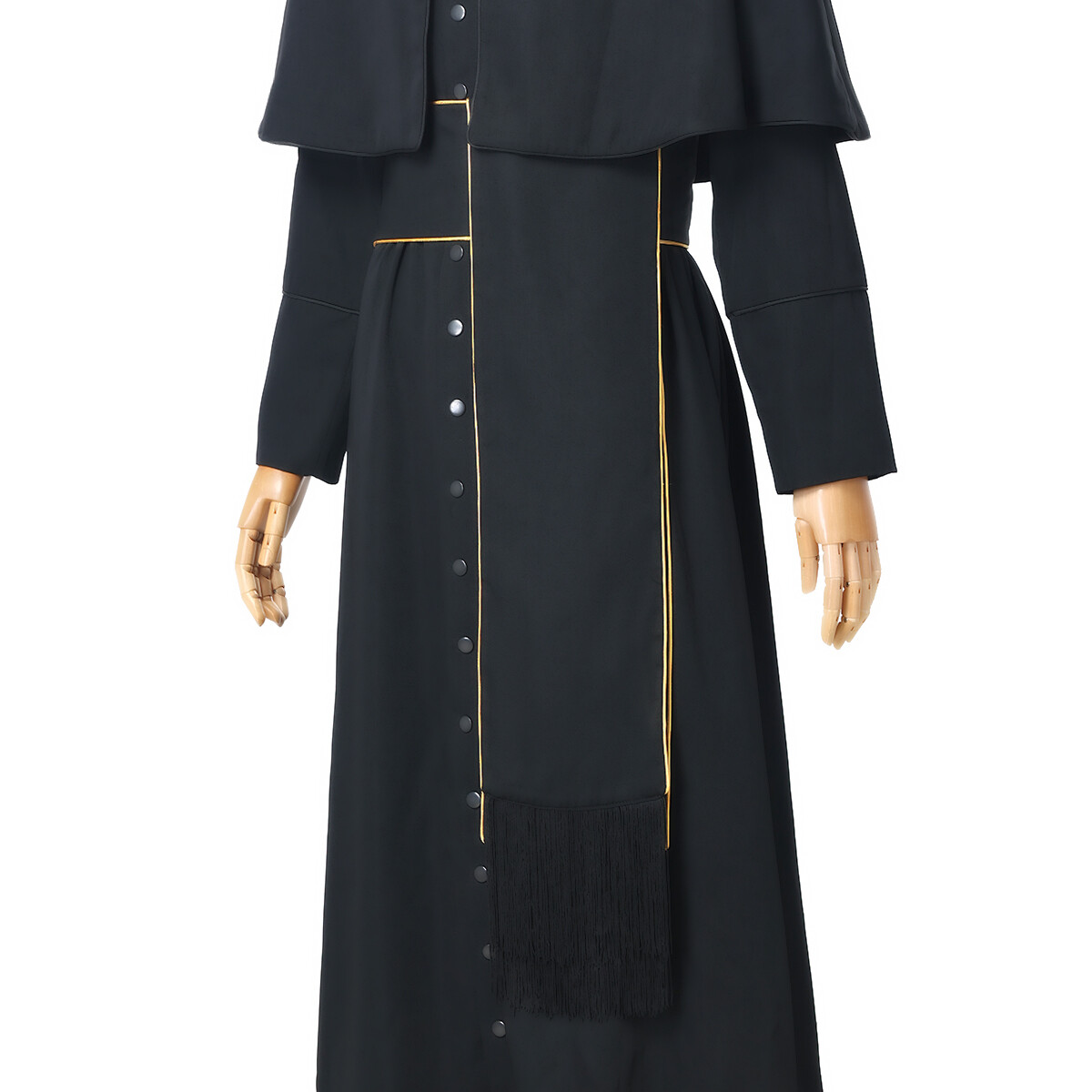 Clergy Black Band Cincture With Fringe Bishop Priest Roman Cassock ...