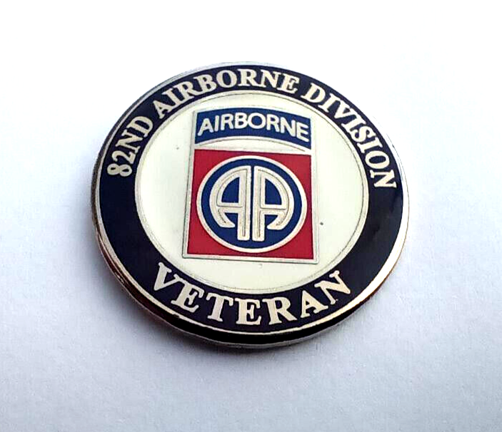82ND AIRBORNE DIVISION VETERAN (1 Rd") US ARMY Military Hat Pin P15525 ...