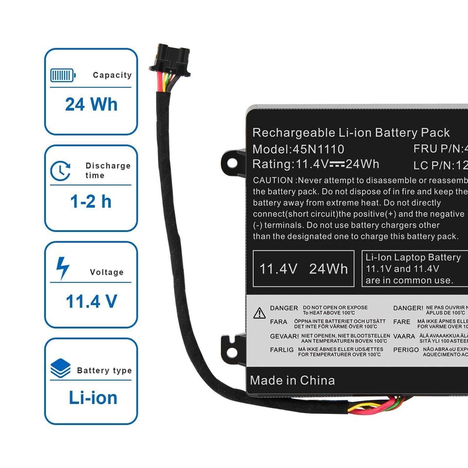 Internal Battery For Lenovo ThinkPad T440 T450 T450S T460 X240 45N1110 ...