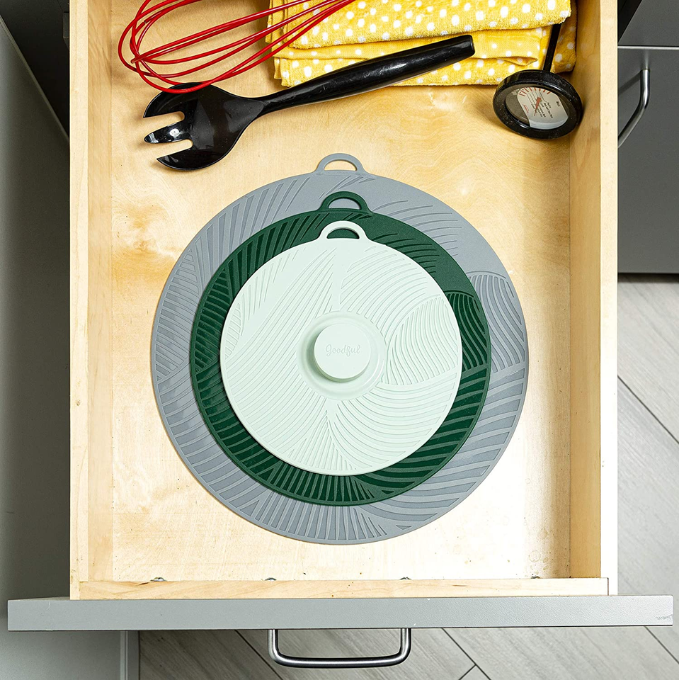 Universal Silicone Lids for Pots and Pans, Heat Safe, Reusable Suction ...