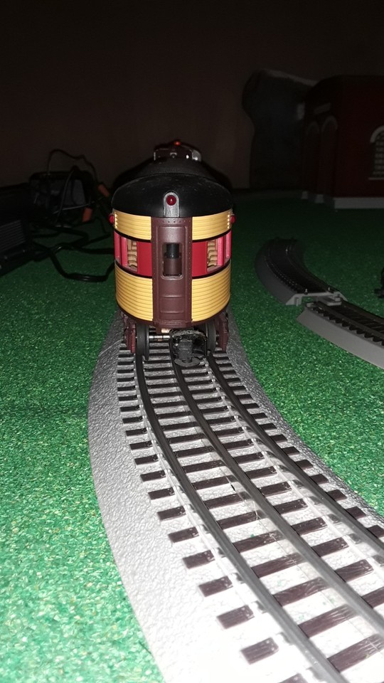 MTH 30-6107E Union Pacific 0-27 Streamlined Observation Car w/Interior ...