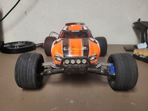 Traxxas Rustler 2wd VXL 3s Brushless Nice! Upgrades! RC Truck | eBay