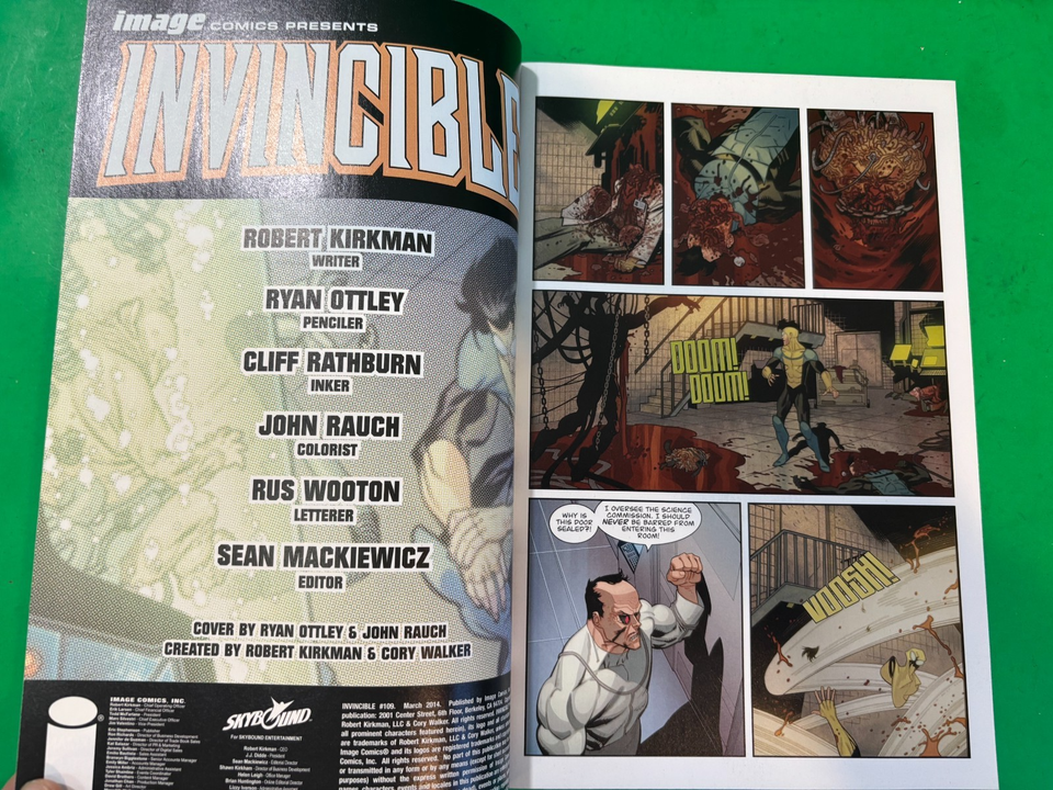 INVINCIBLE COMIC #109 Robert Kirkman -LOW PRINT RUN NM/M 1st Print | eBay