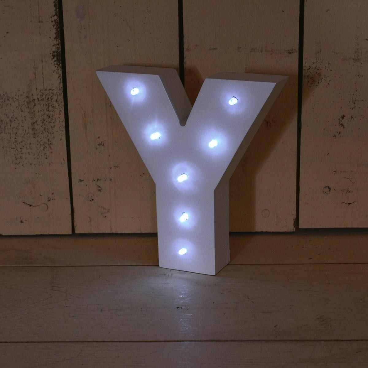 A-Z LED Wooden Stand Up Letters for Parties, Weddings, Decorations ...