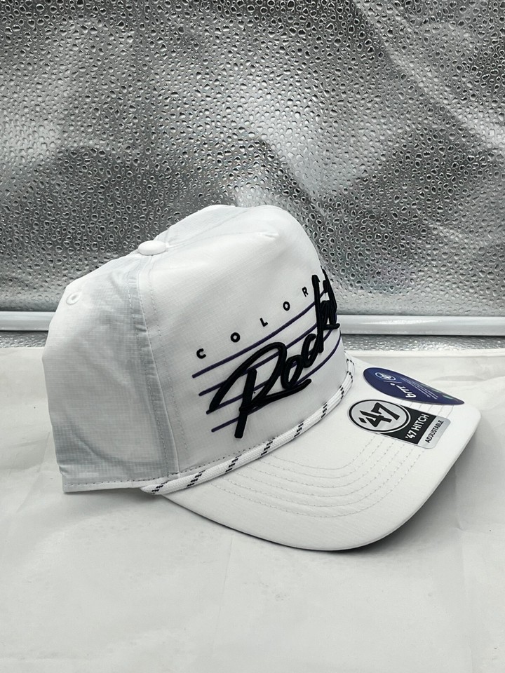 Colorado Rockies MLB '47 Brand White Script Hitch Rope Adjustable ...