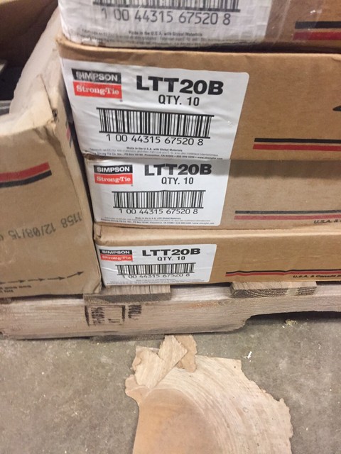 Simpson Strong-tie LTT20B Light Tension Tie Set of 6 for sale online | eBay