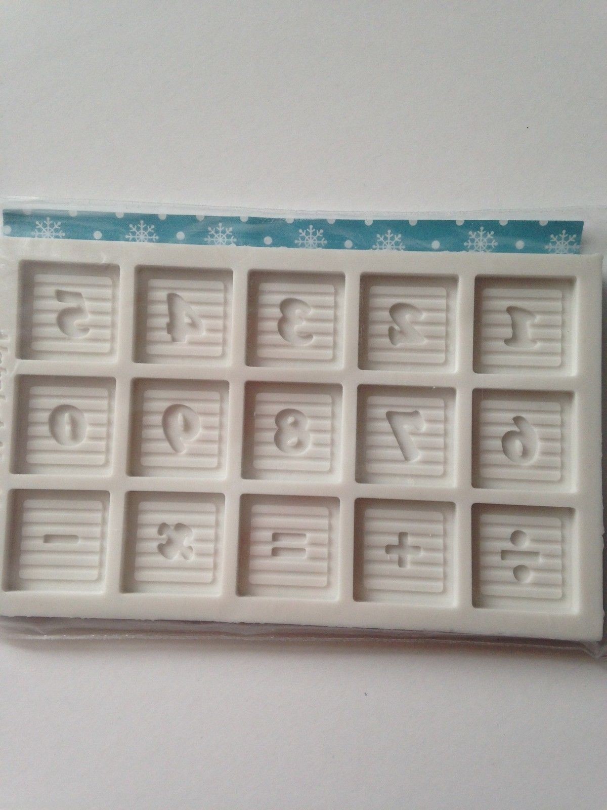 Alphabet Moulds Baby Block Numbers Numerals Sugarcraft Mould NEXT DAY ...
