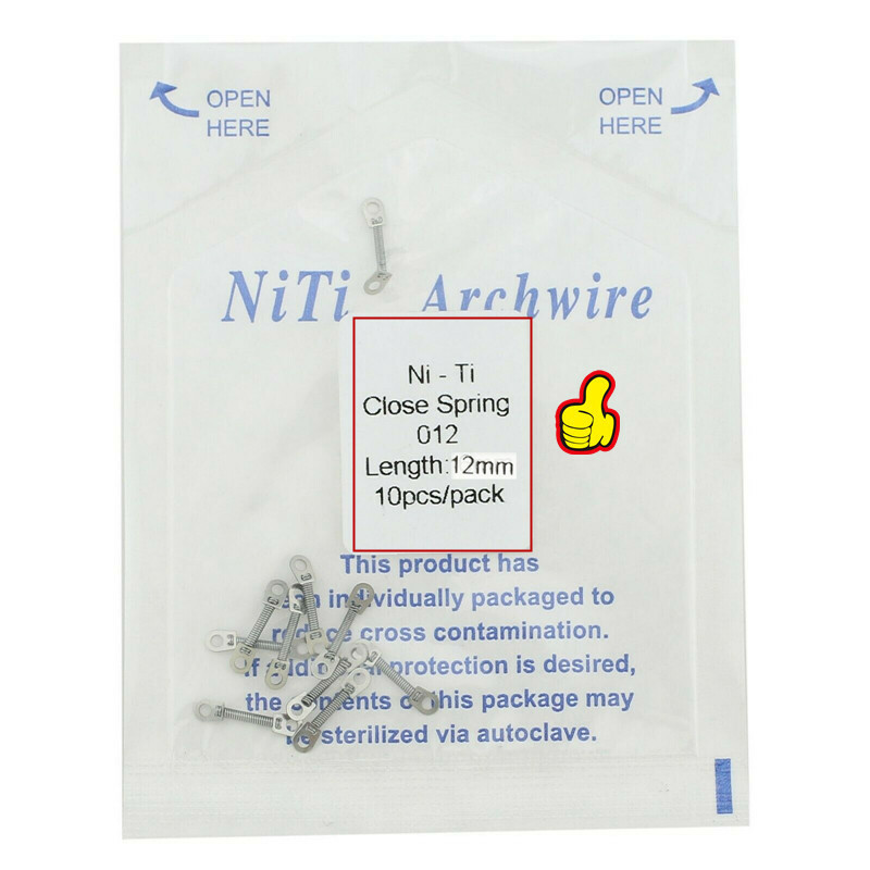 Dental Niti Close Springs Orthodontic Closed Coil Springs with Eyelets ...