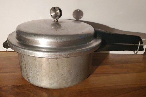 Mirro-Matic 6 Quart Pressure Cooker 396 Jiggler & Gasket NO RACK Canner ...