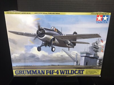 TAMIYA 61034 GRUMMAN F4F-4 WILDCAT MODEL KIT-NIB-1/48 SCALE | eBay