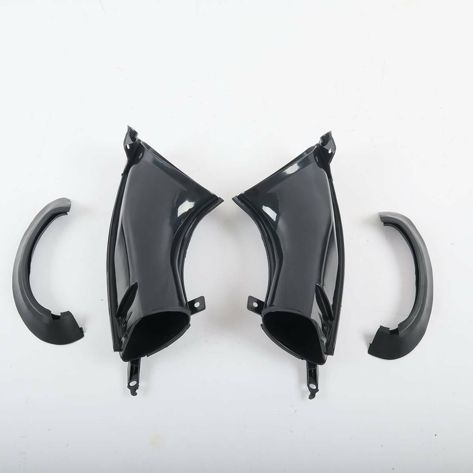 Black Ram Air Intake Tube Duct Pipe Left &Right For YAMAHA YZF R1 YZF ...