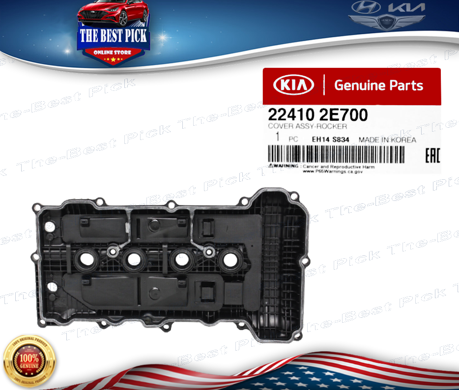 ⭐GENUINE⭐ Engine Valve Cover 2.0L Veloster Kona Forte Elantra 17-20 ...