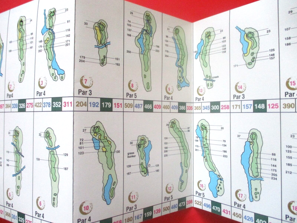 vtg - Golf Scorecard - COLONIAL CHARTERS GOLF CLUB gc - Myrtle Beach SC ...